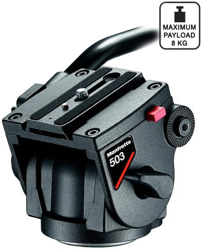 Manfrotto 503 75mm fluid tripod head hire | Maniac Films