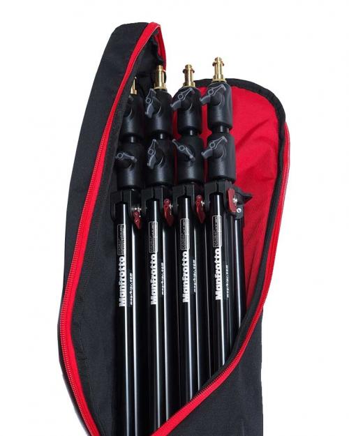 Manfrotto compact stacking lighting stand hire | Maniac Films